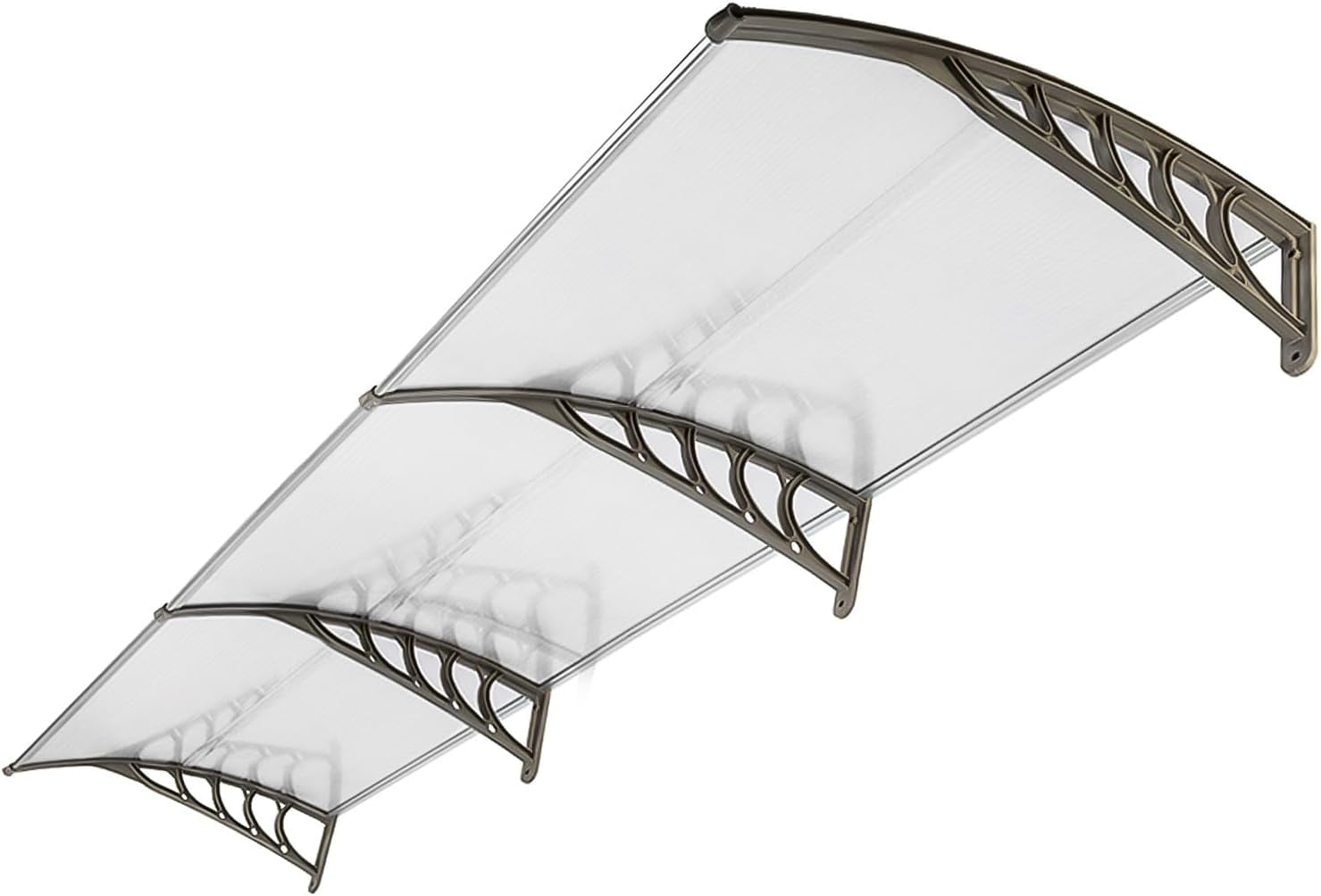 120" x 40" Door Window Awning Exterior, Polycarbonate Cover Entry Door ...