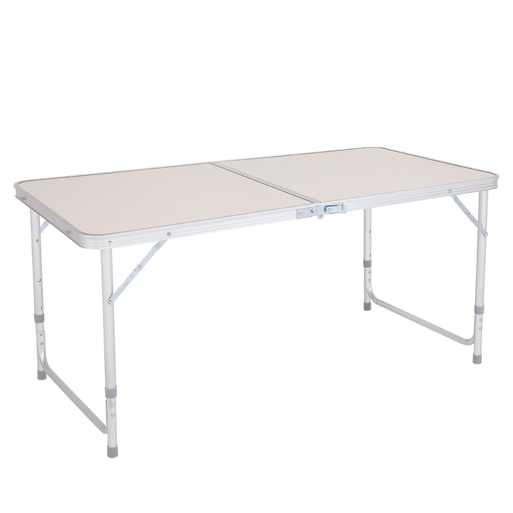 120 x 60 x 70 4Ft Portable Multipurpose Folding Table White - Walmart.com