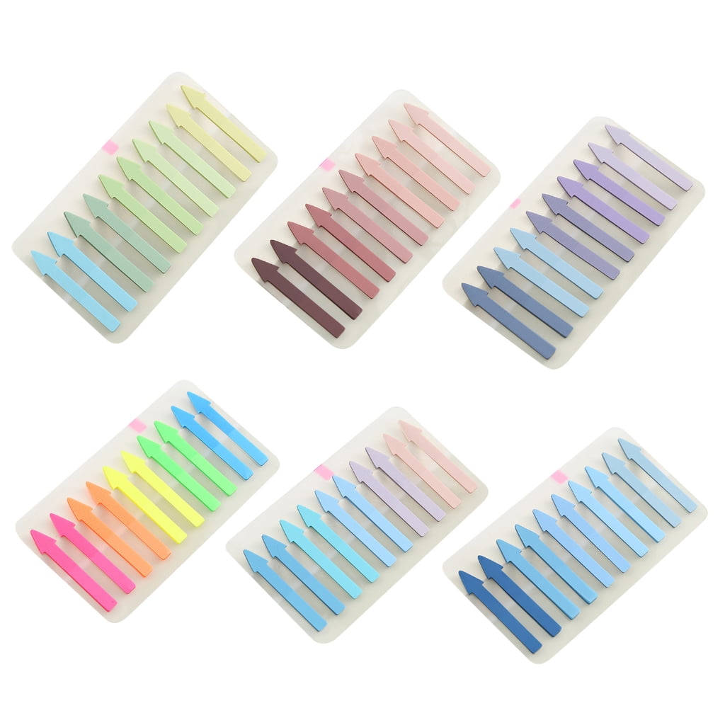 Colored Index Labels 1200/2400Pcs Writable Label Bookmarks Highlighter ...