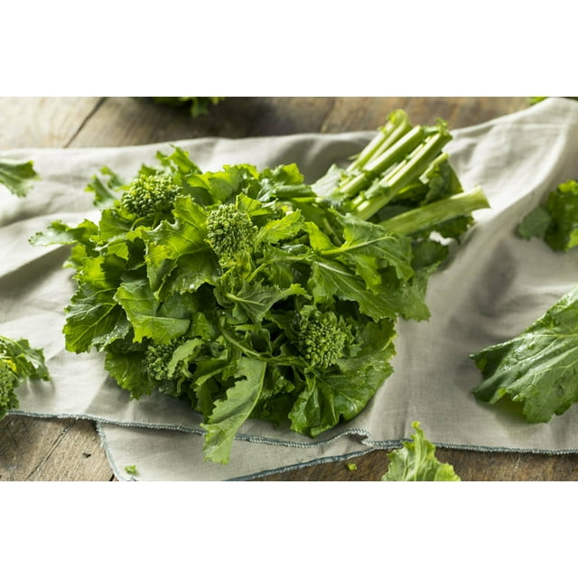 1200+ Broccoli Raab Rapini Seeds | Organic Non-GMO | Fresh Garden Seeds ...