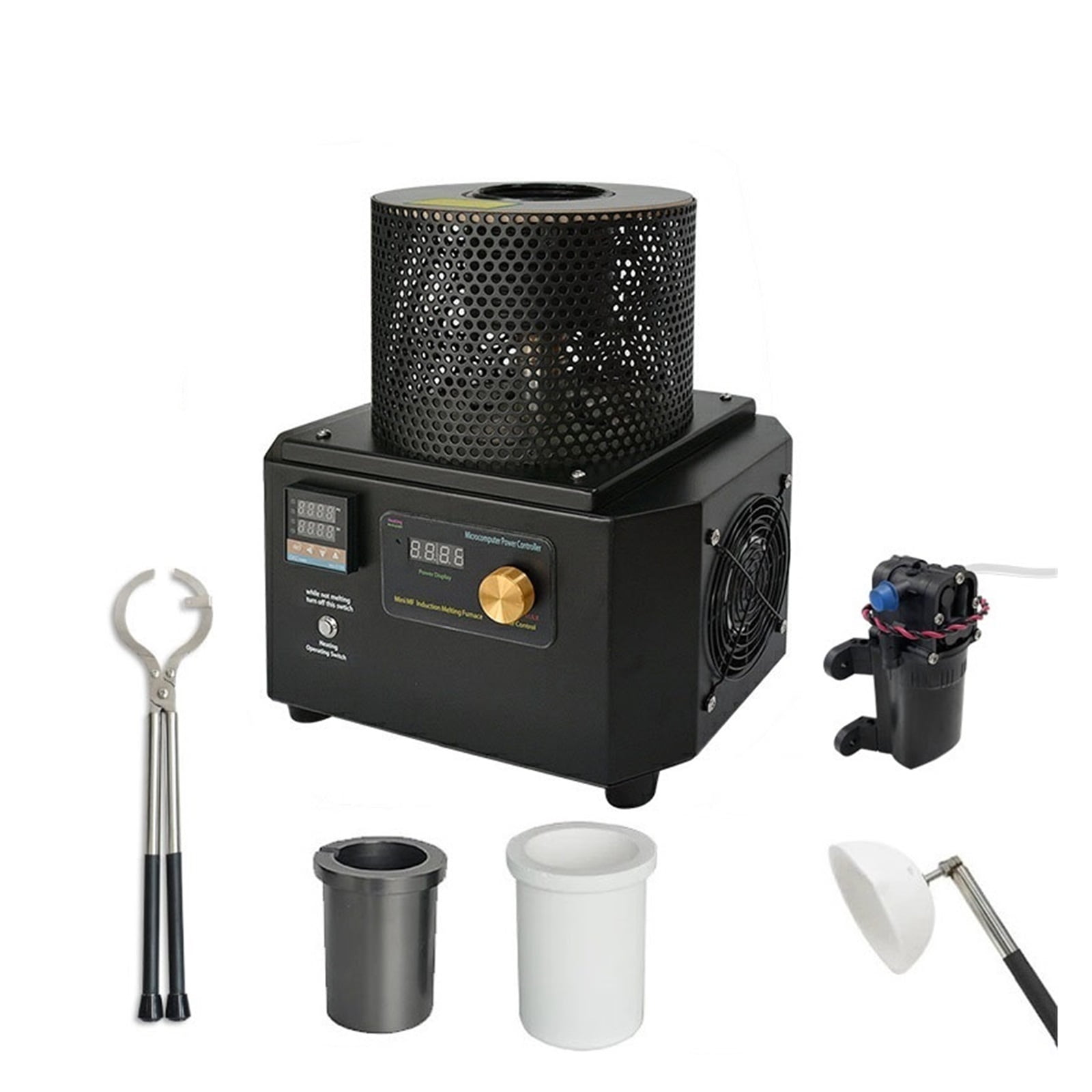 1200 Degree 1-3 KG Portable Fast Heating Temperature Control Induction ...