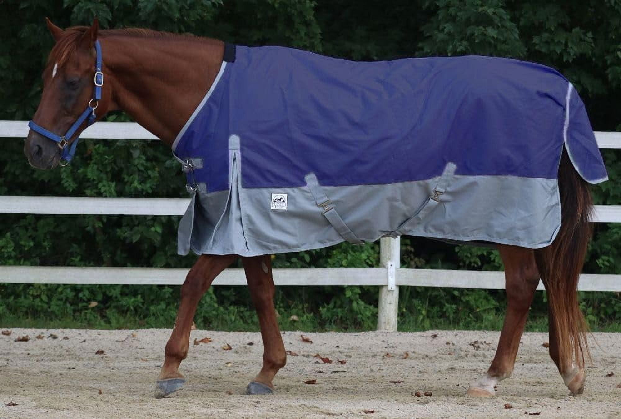 1200 Denier Waterproof Turnout Sheet - with Grey Skirt - Walmart.com