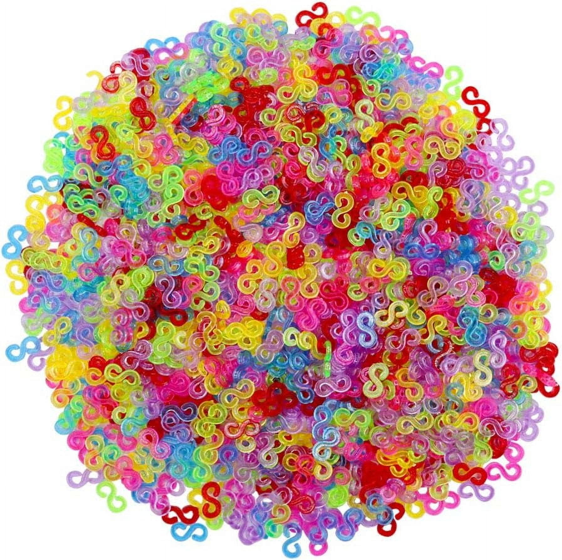 1200 PCS S Clips Rubber Band Clips, Bracelet Making, DIY Handicrafts ...