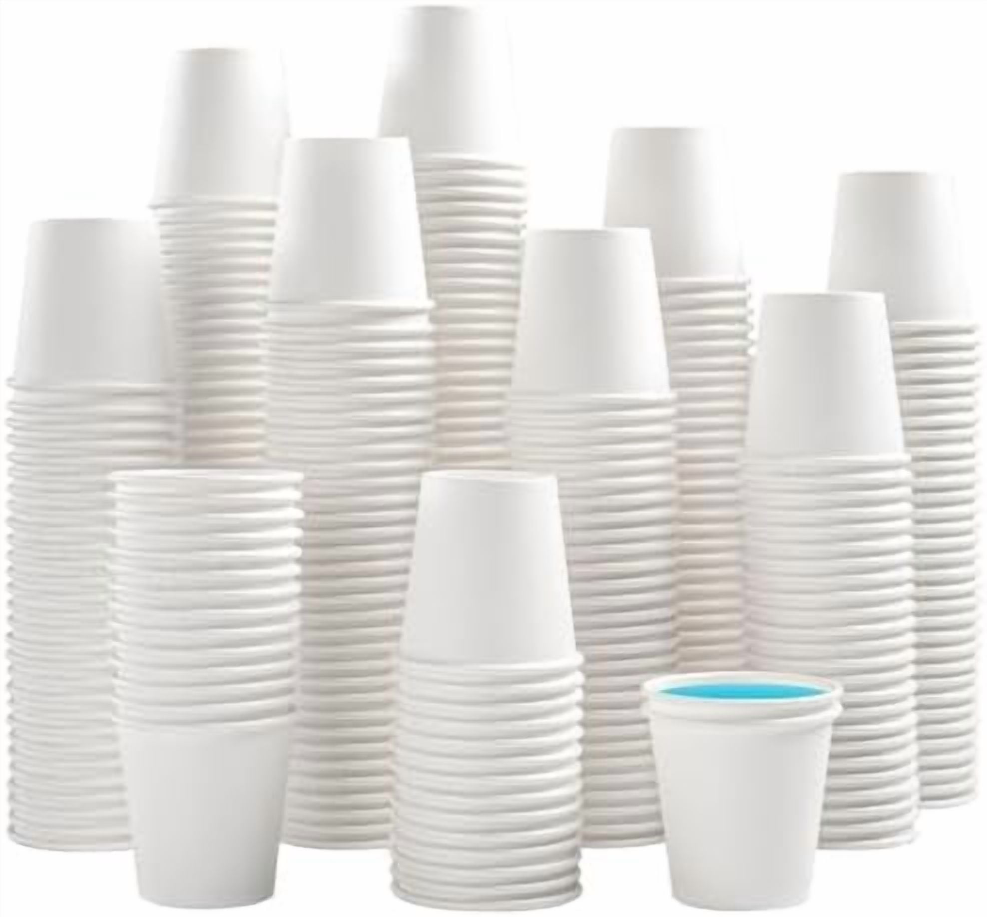 1200 Pack 3 oz Paper Cups for Bathroom, Disposable Small Mouthwash Cup ...