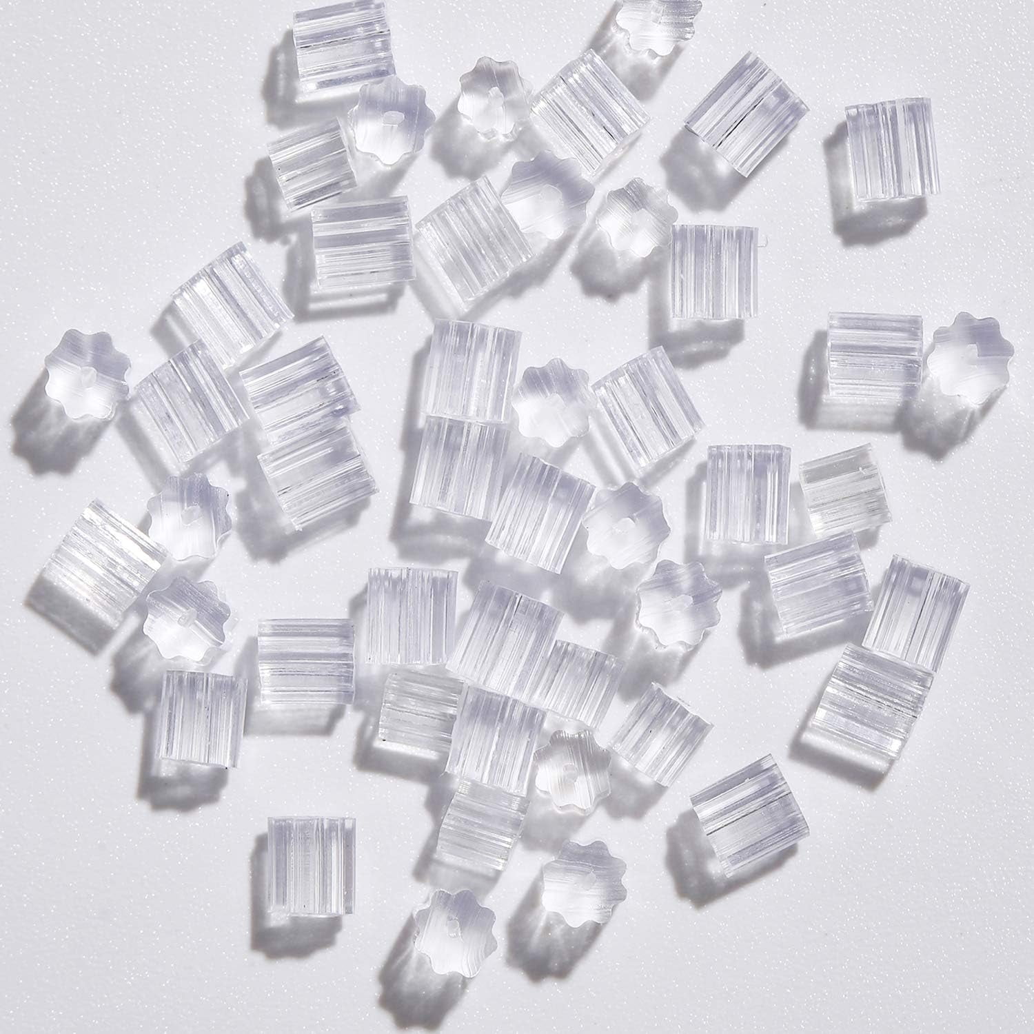 1200-Pack Clear Silicone Earring Backs - 4mm Soft Safety Backing Pads ...