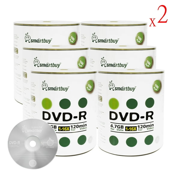 Blank DVD-R Discs in Blank Media - Walmart.com