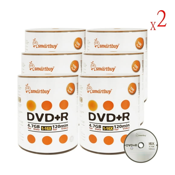 Blank DVD+R Discs in Blank Media - Walmart.com
