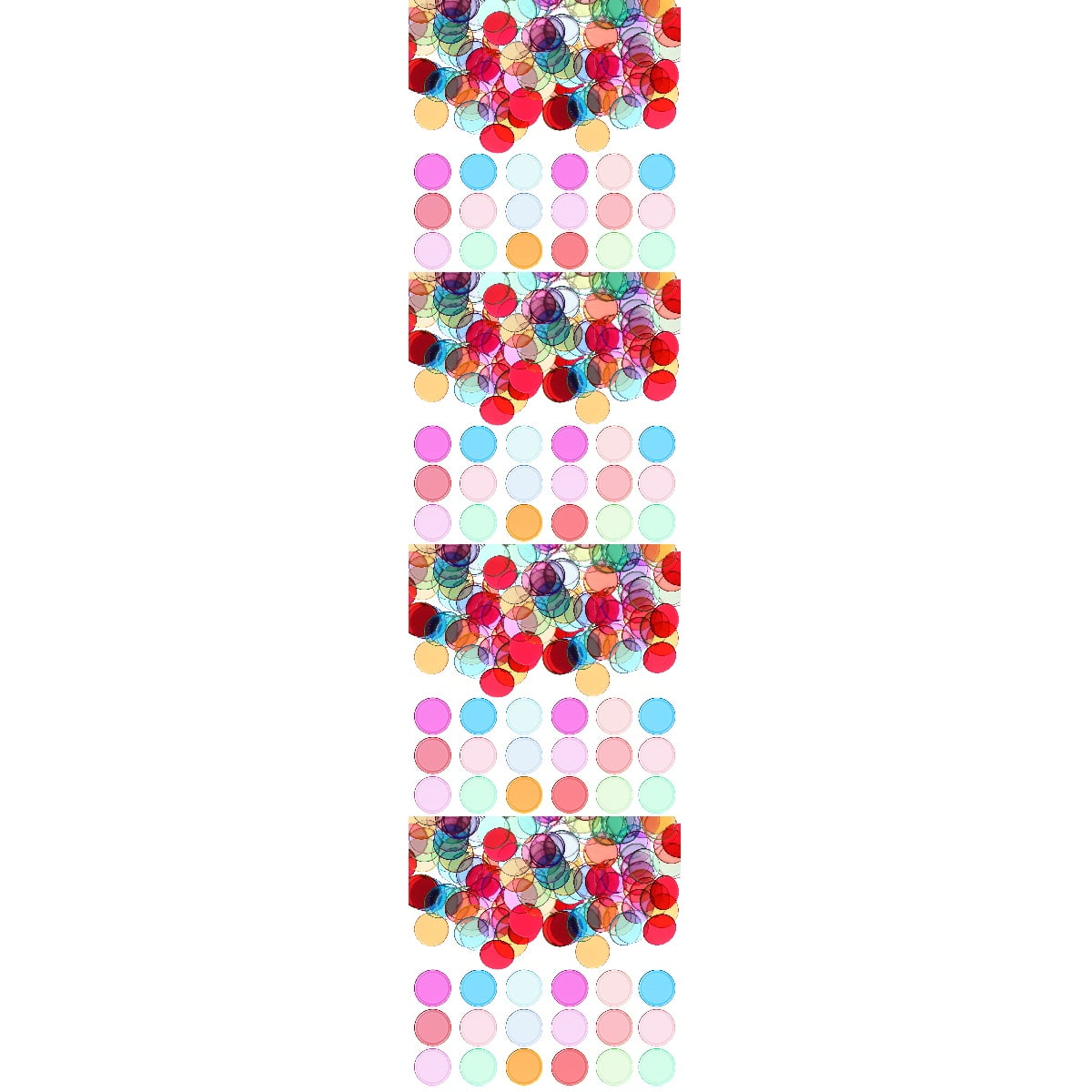 1200 Pcs Bingo Chips Transparent Color Counting Round Chips Bingo Game ...