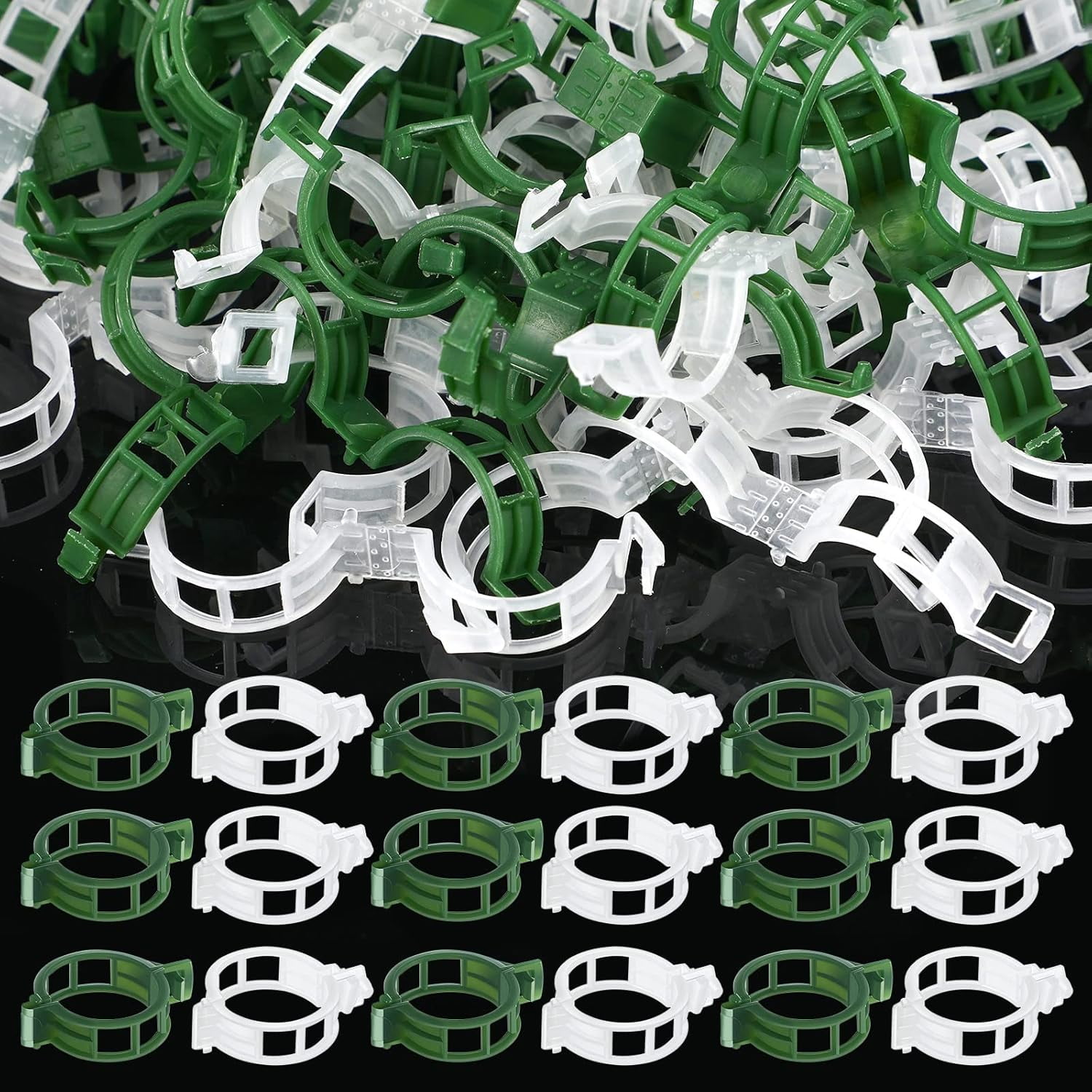 1200 Pcs Garden Support Clips Tomato Vine Clips Grape Vine Tomato Clips ...
