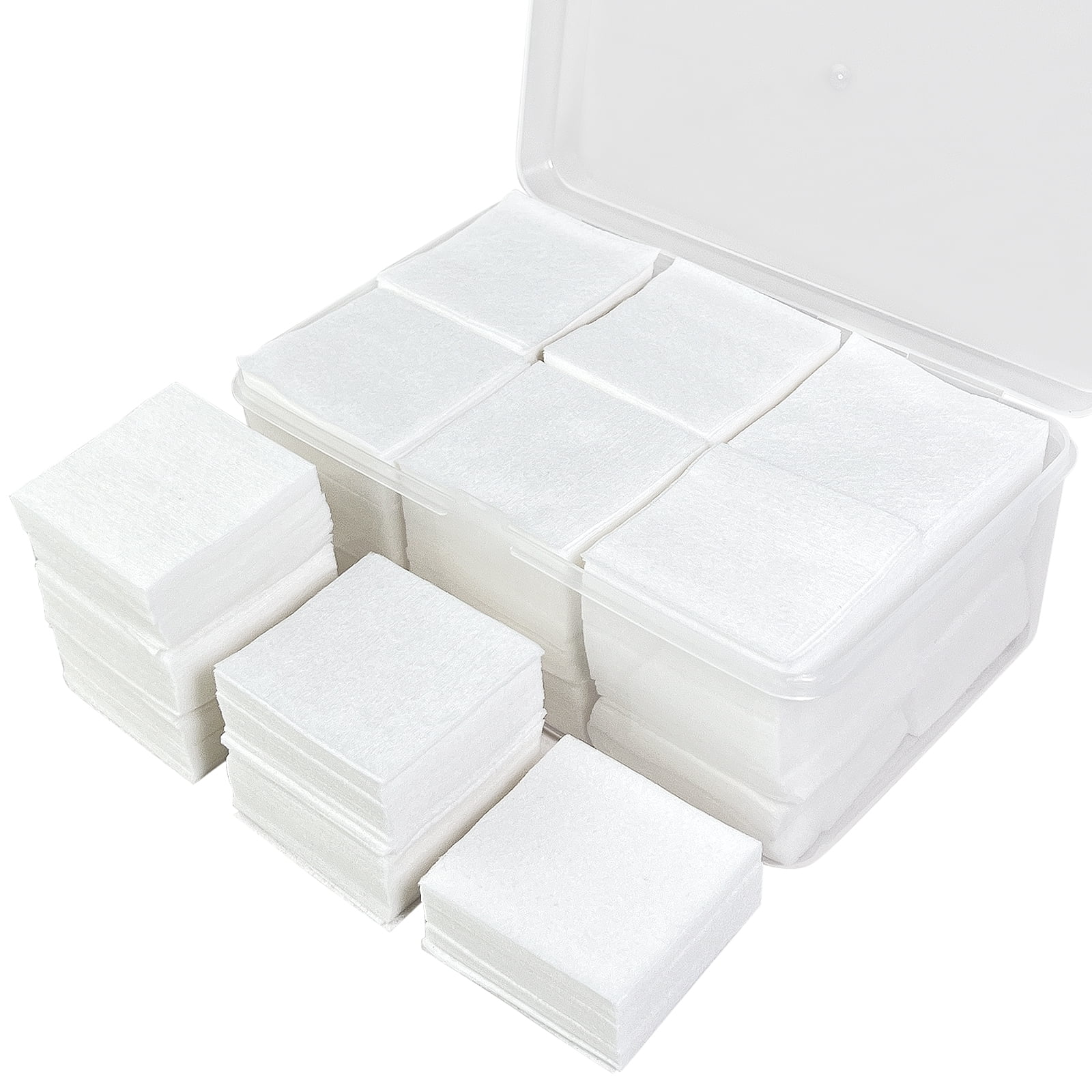 1200 Pcs Gun Cleaning Patches with Storage Box, 2x2 Inch Lint-Free ...