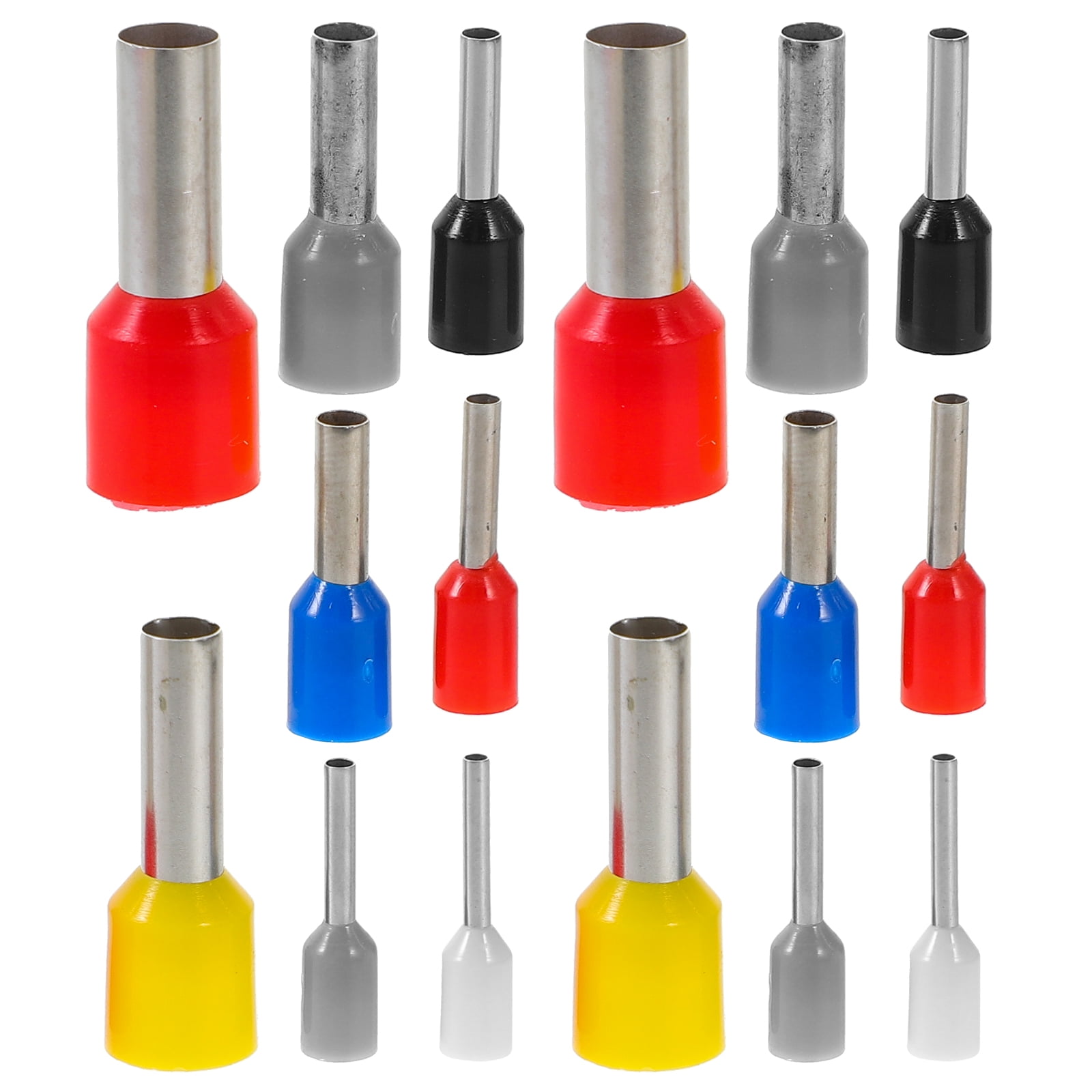 1200 Pcs Insulated End Wire Crimp Connectors Terminal Terminals Copper Electrical