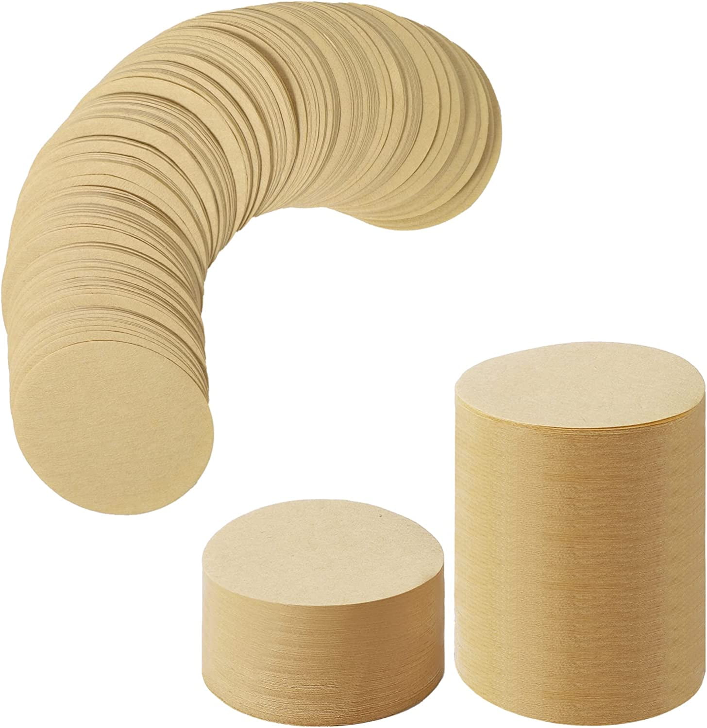1200 Pcs Round Disposable Coffee Filters Paper Compatible with ...