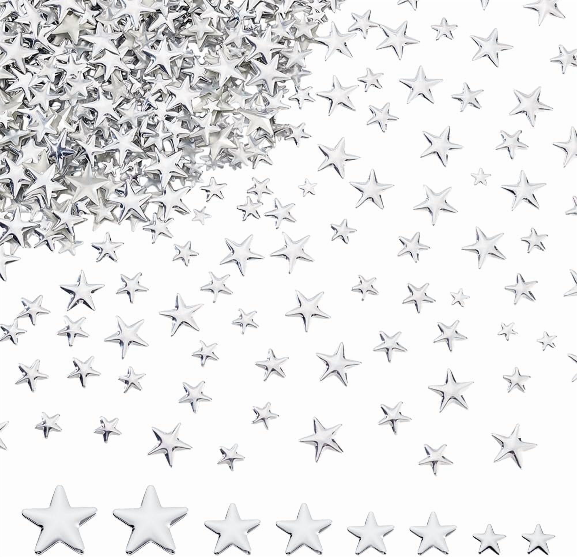 1200 Pcs Star Hotfix Iron On 5/7/9/12mm Embellishments Aluminum Hotfix ...
