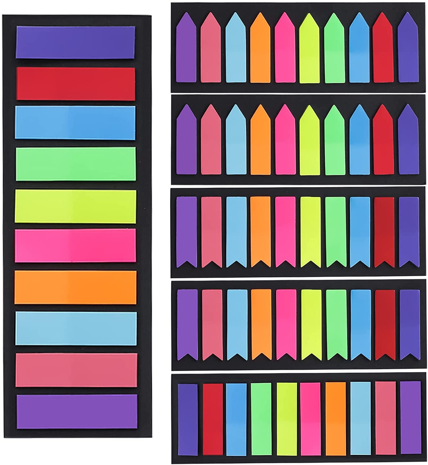 Brightly colored sticky note tabs - 1200 pcs, 10 Philippines | Ubuy