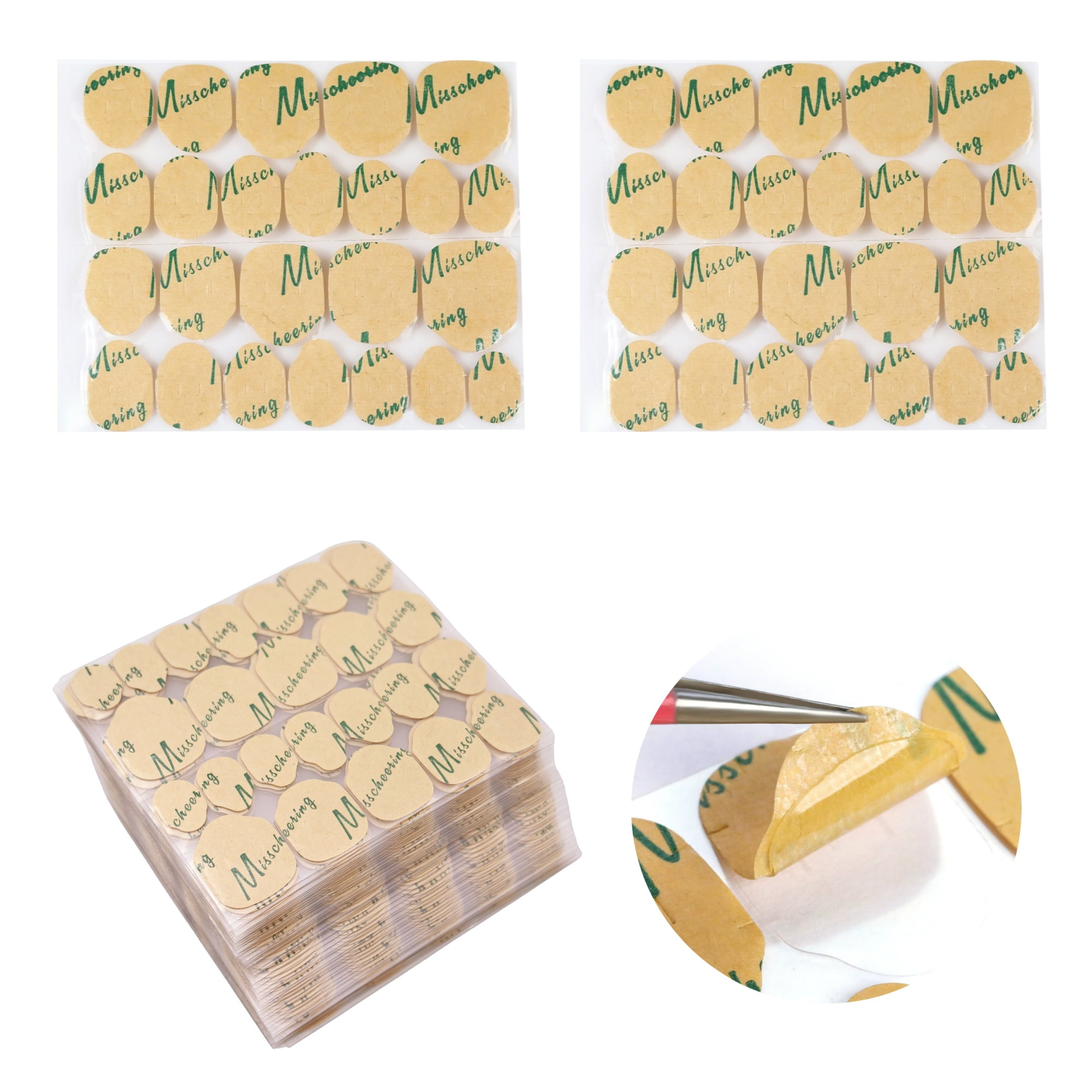1200 Pcs Ultra-Thin Double-Sided Nail Adhesive Tabs - Strong Hold for ...