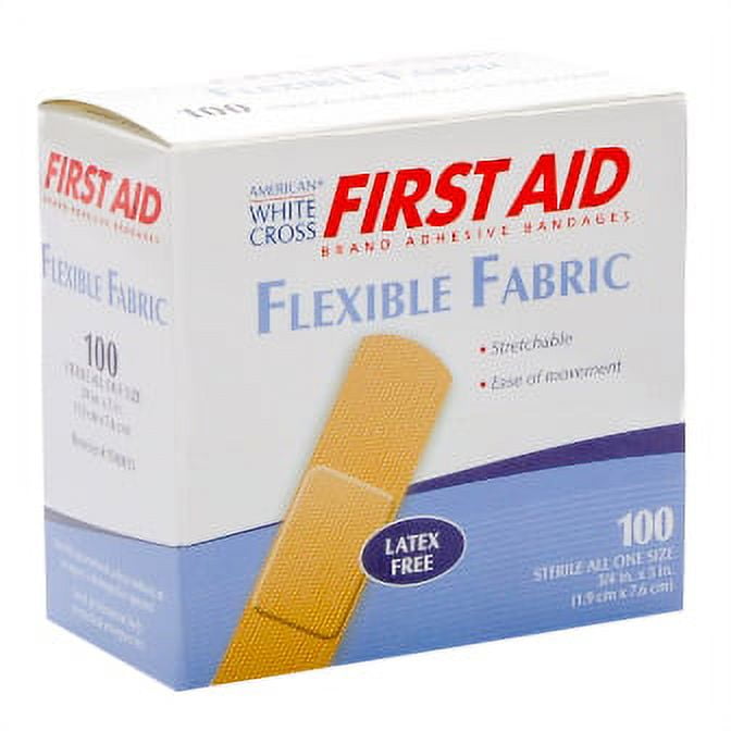 1200 Pieces, American White Cross, Adhesive Bandages, Soft Flexibile ...