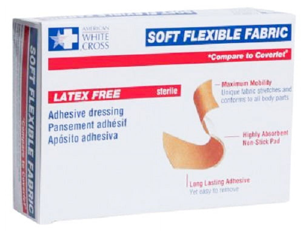 1200 Pieces, American White Cross, Adhesive Bandages, Soft Flexible ...