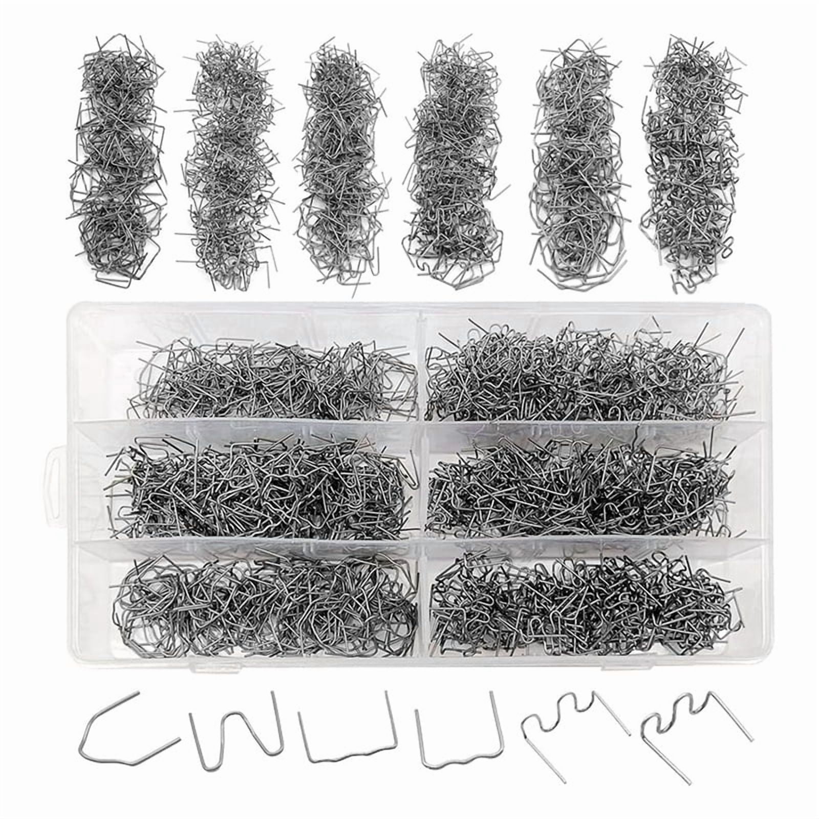 1200 Plastic Welder Staples 6 Types Hot and Wave Staples for Car Bumper ...