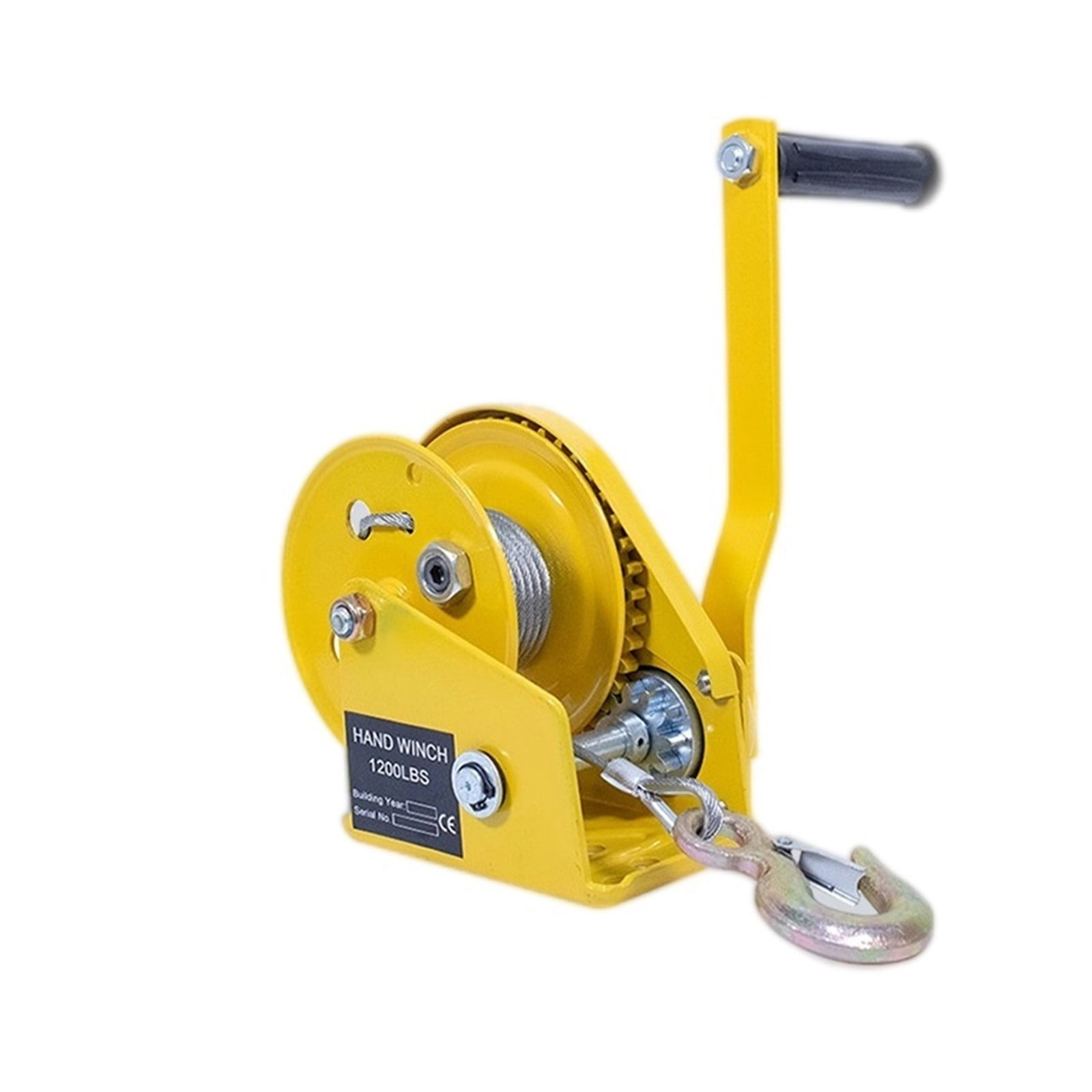 1200 Pounds 30m Wirerope Hand Operated Winch, Small Portable Winch ...