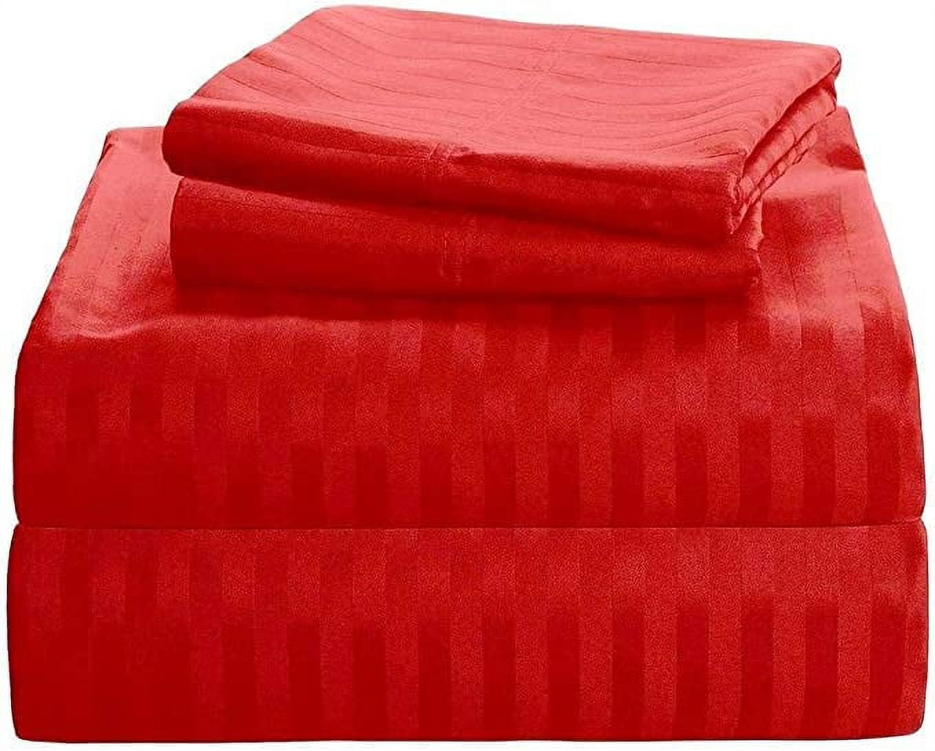 1200 Thread Count 100% Egyptian Cotton 3-Piece Fitted Sheet ( 1 Fitted ...