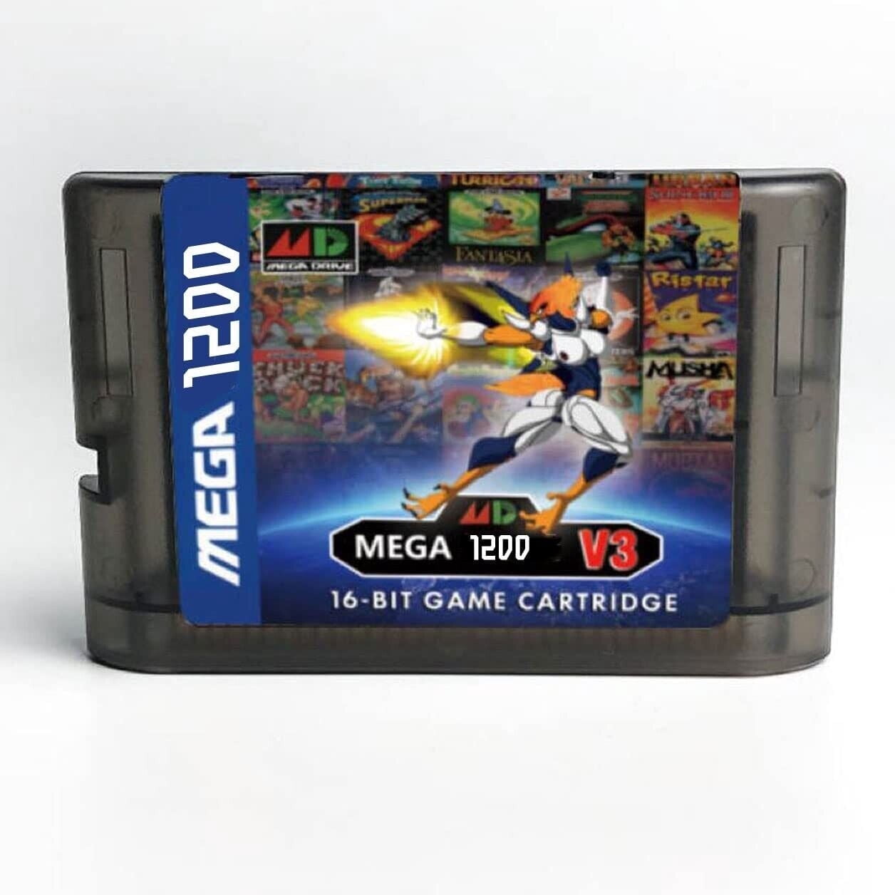 1200-in-1 Game Cartridge for Sega Mega Drive – Ultimate Classic Game ...