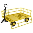 1200 lbs Heavy Duty Steel Garden Cart – Utility Wagon with Removable ...