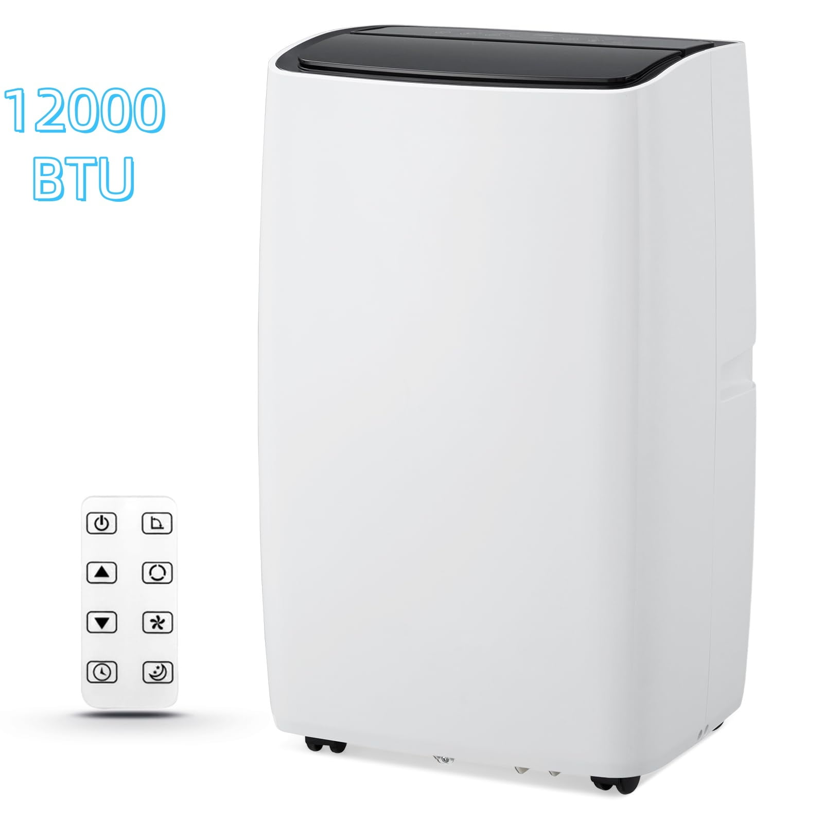 12000 BTU Portable Air Conditioner for Large Rooms up to 550 Sq.Ft, 3 ...