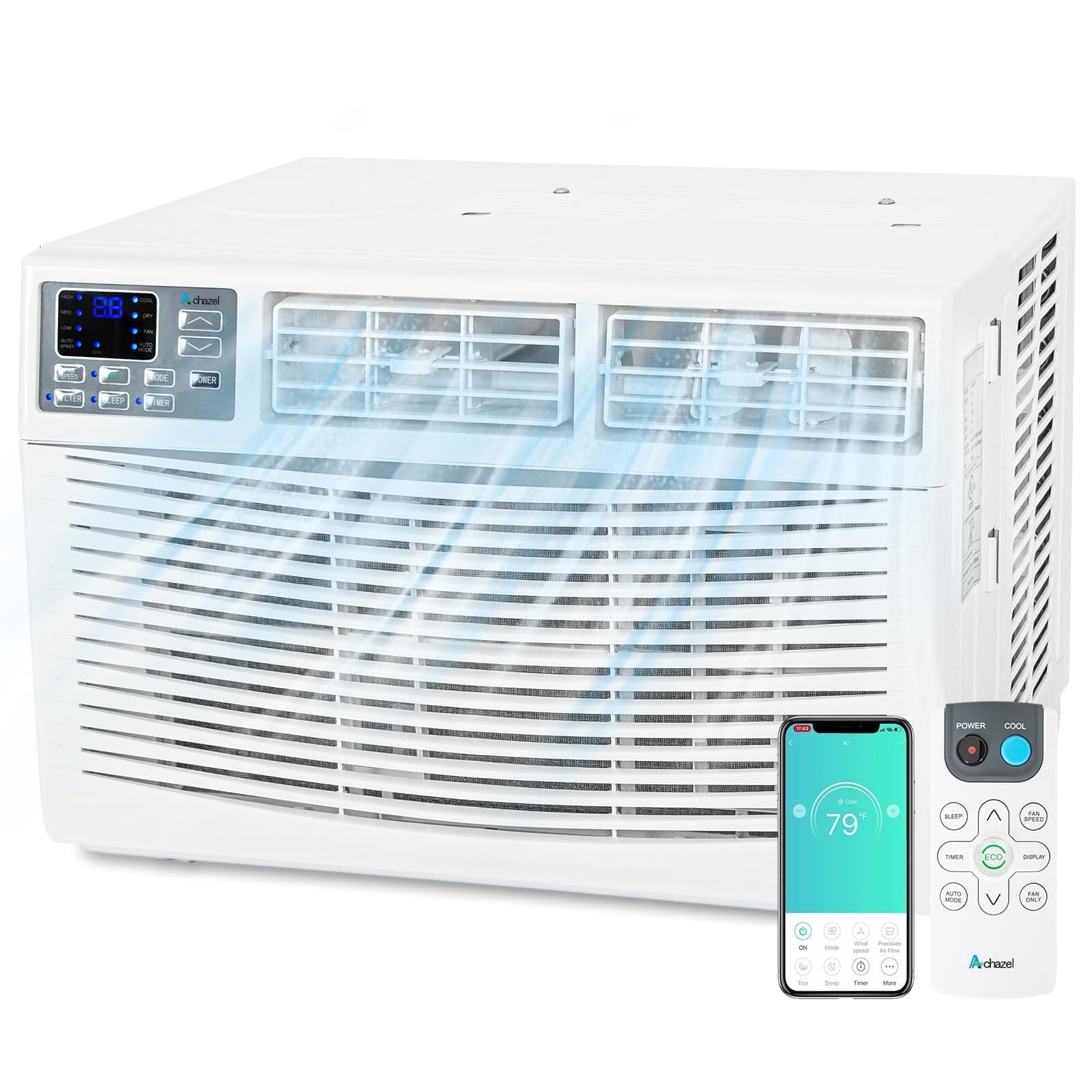 12000 BTU Window AC Unit Window Air Conditioner Smart Inverter Wifi ...