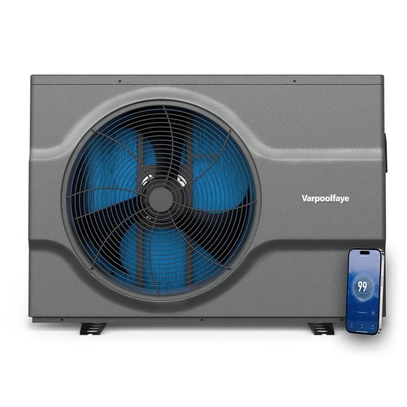 16000 BTU Swimming Pool Heat Pump 5000 Gallon Electric Pool Heater for ...