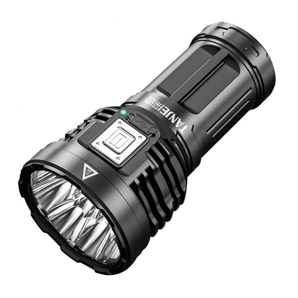12000000LM Super Bright Torch 8 Led Flashlight USB Rechargeable lights ...