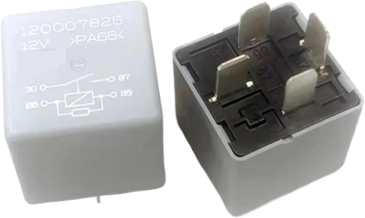 4 Pin Relay 12A 2-Pack 12VDC 12A 4-Pin Relay - 120007826 Automotive ...