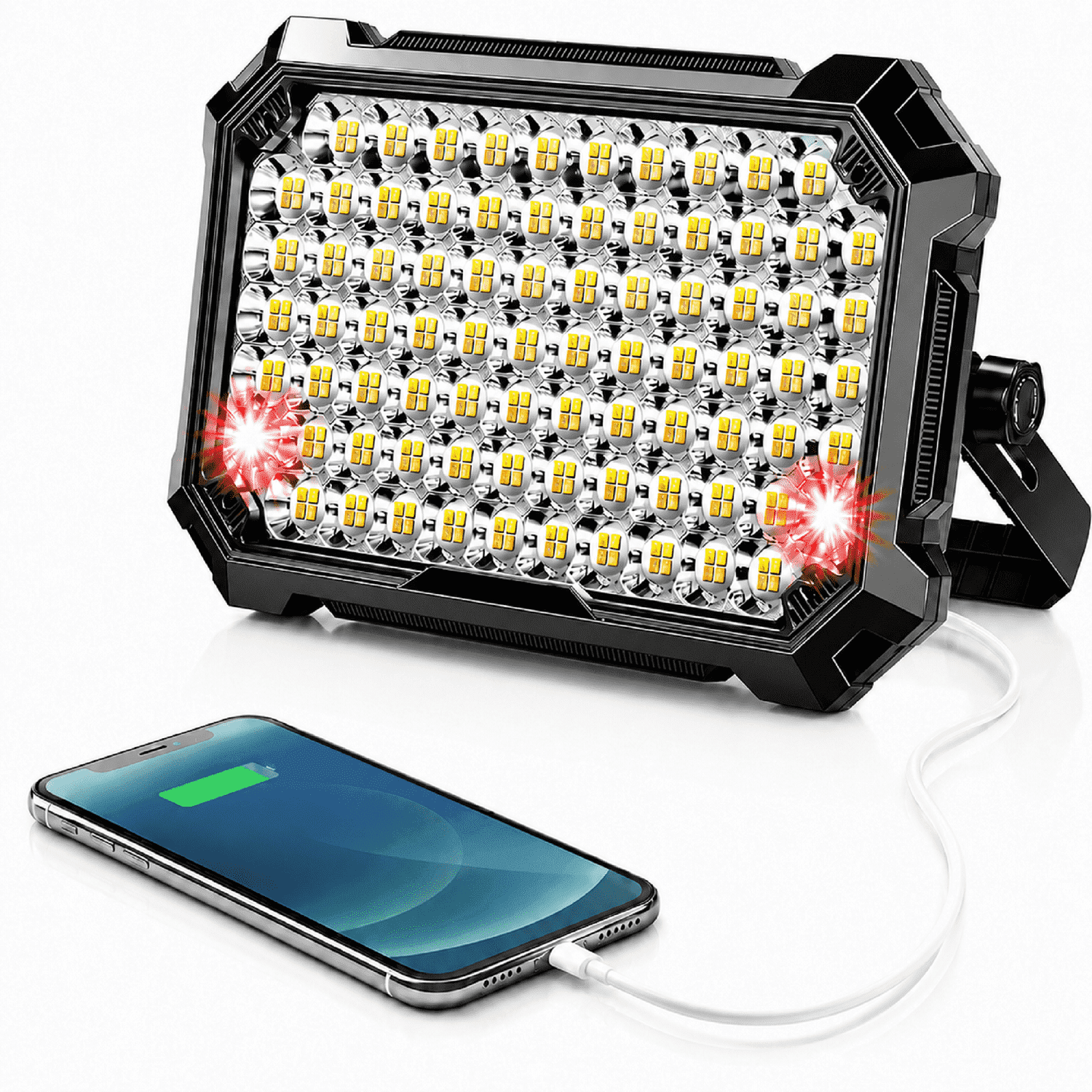 Rechargeable Led Work Light 10000LM 12000mAh, Portable Magnetic Work ...