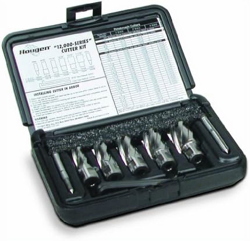 12001 12,000 Series Annular Cutter Kit 9/16, 11/16, 13/16, 15/16, 1-1/ ...