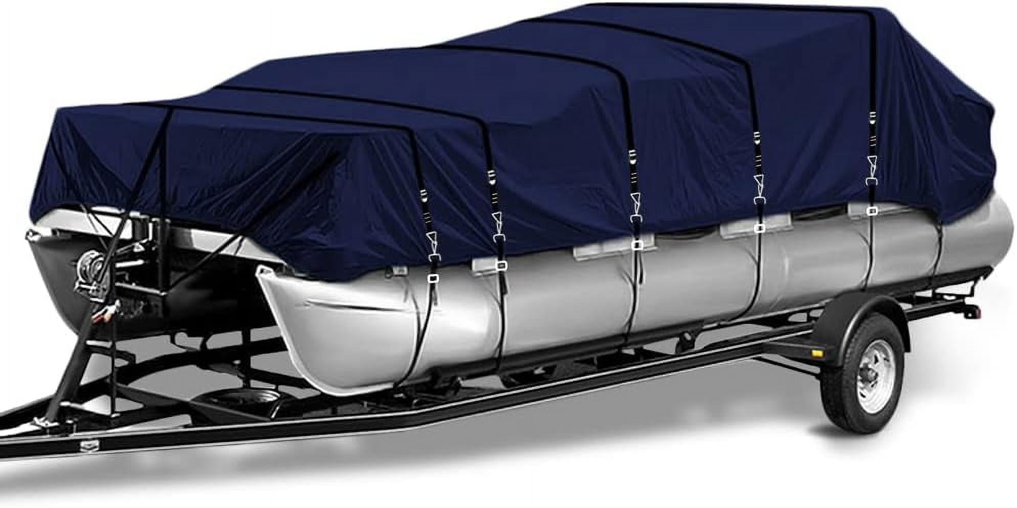 1200D Marine Grade Fade and Tear Resistant Trailerable Pontoon Boat ...