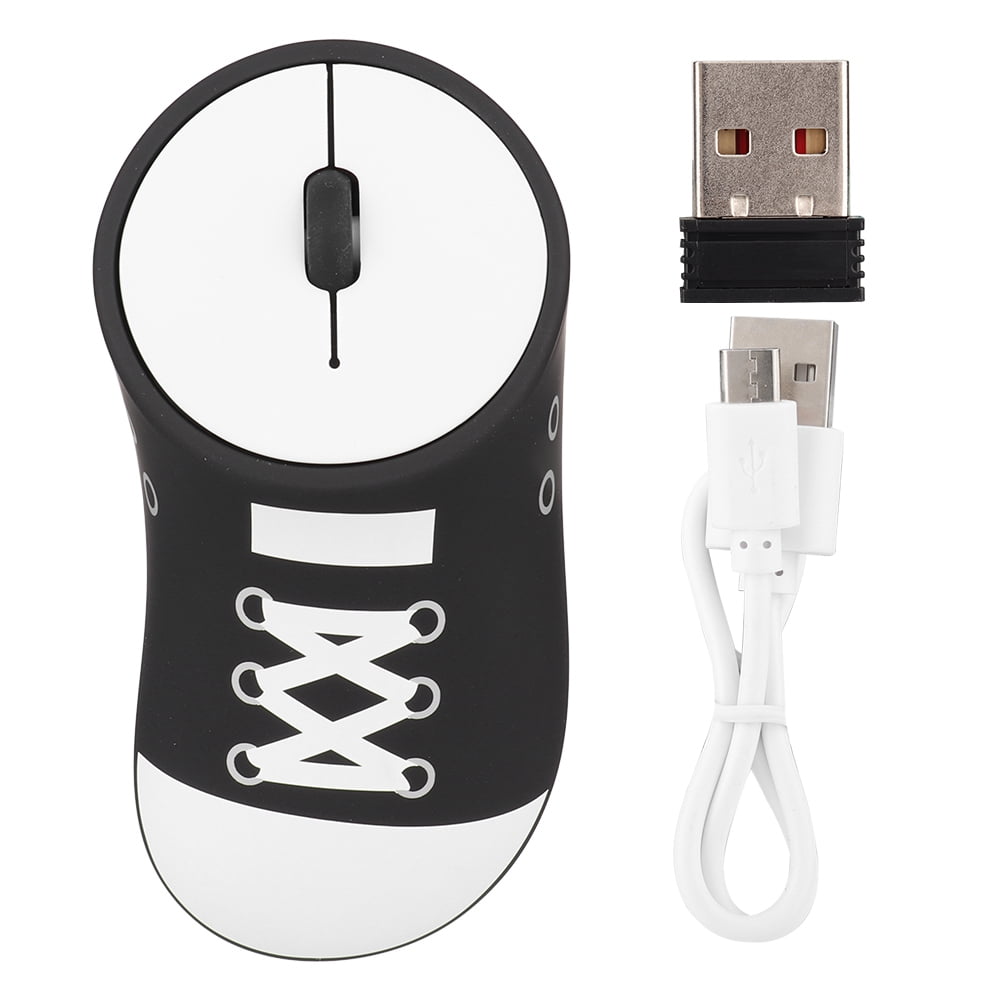 1200DPI Step Shoe Shape Wireless Ergonomic Mouse Mice for Android ...