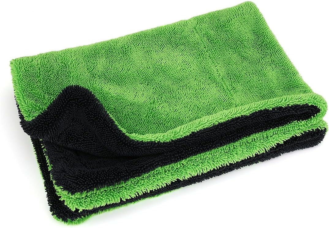 1200GSM Microfiber Drying Towel, Double-Twist Loop, -Absorbent, Quick ...