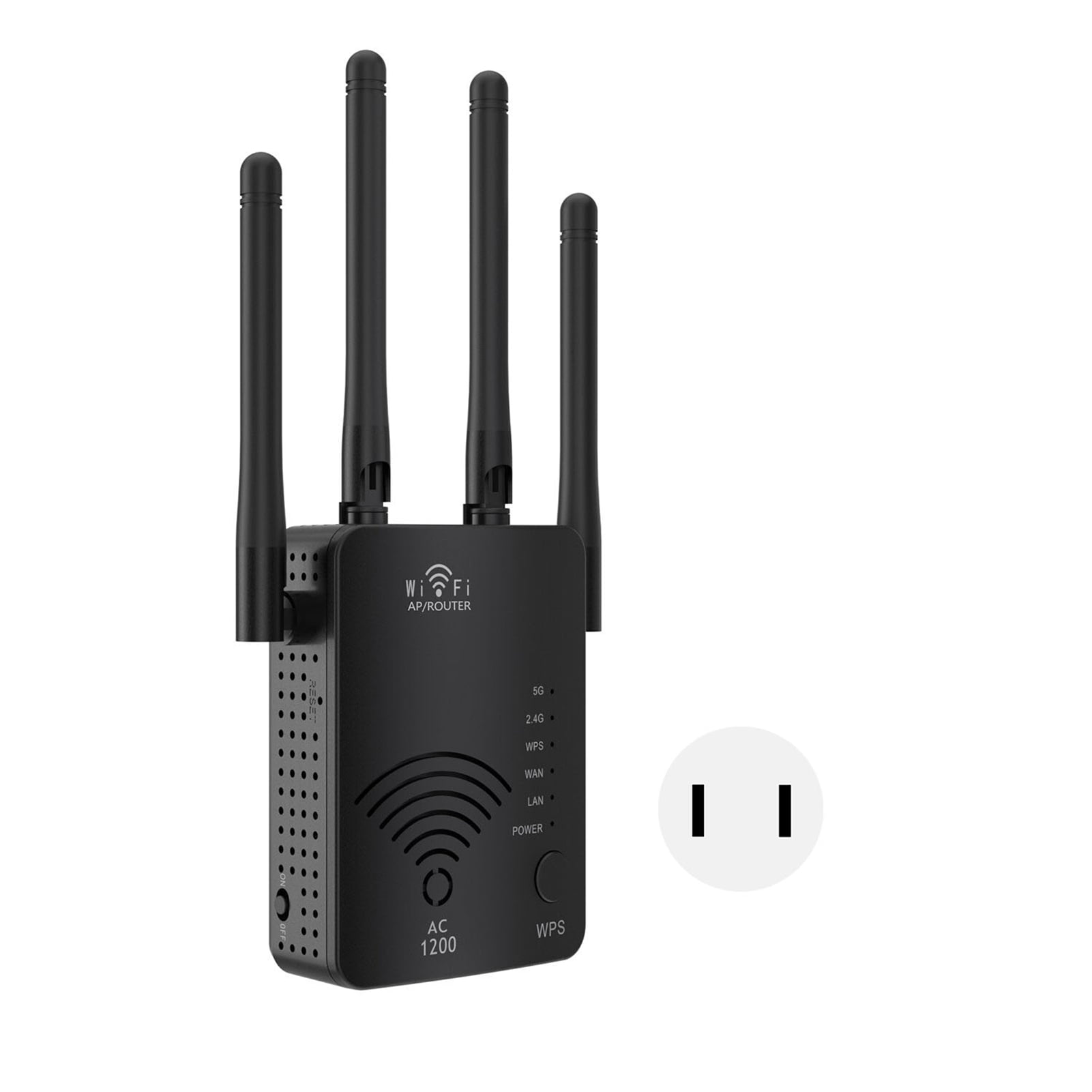 1200M Dual Band 5G Wireless Router Stable Signal 300 Mbps High Speed 4 ...