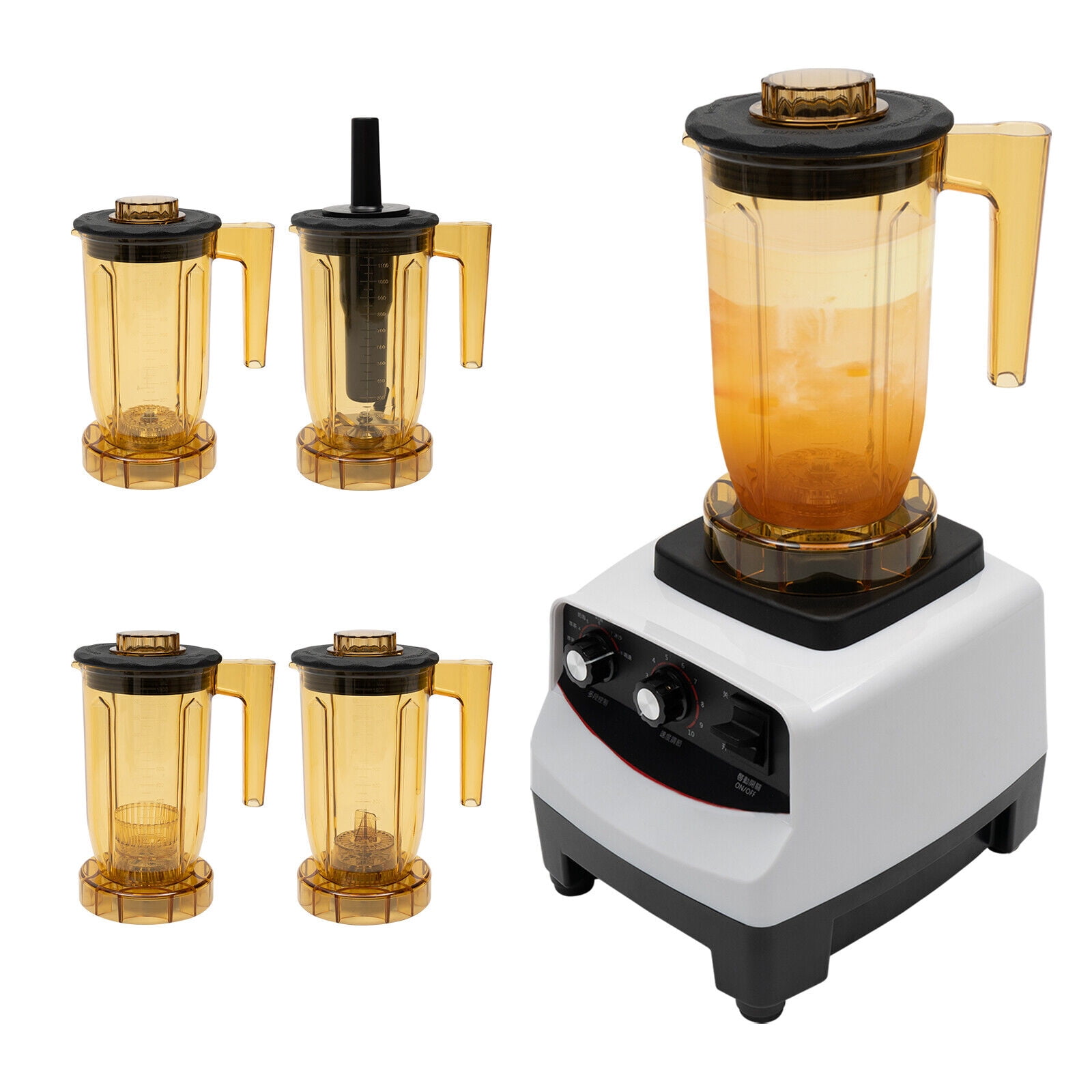 1200ML Tea Brewing Machine Countertop Bubble Tea Machine with 4 cups ...