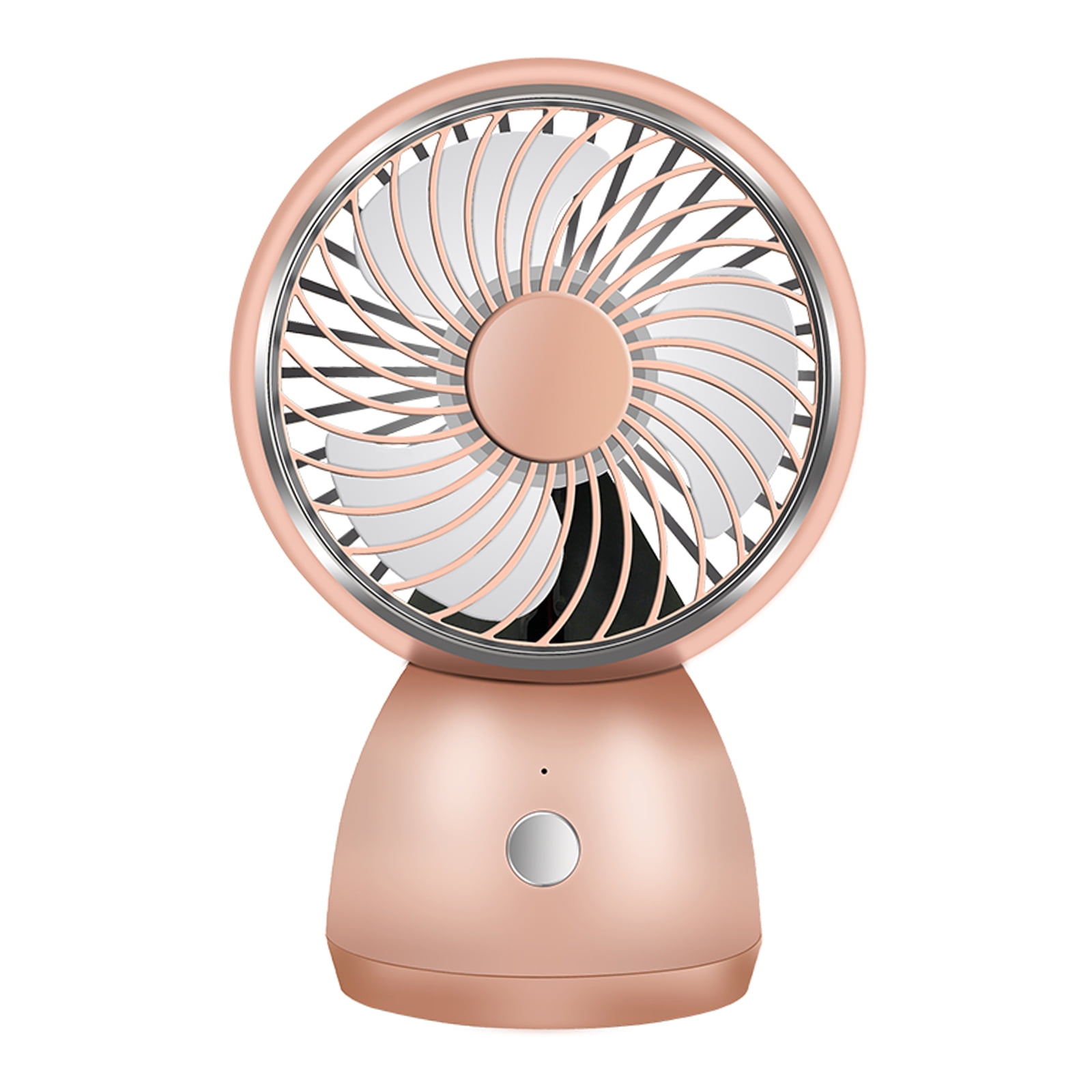 1200Mah Mini Desk Fan 3 Speed Desktop Fan Powerful Strong Airflow Work ...
