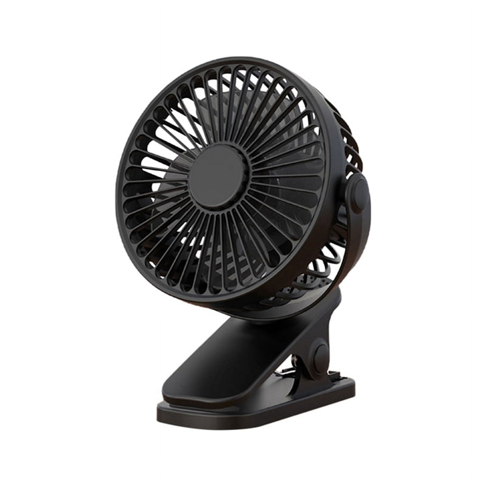 1200Mah Summer Clip-on Fan Portable Automatic Oscillating Head Fan ...