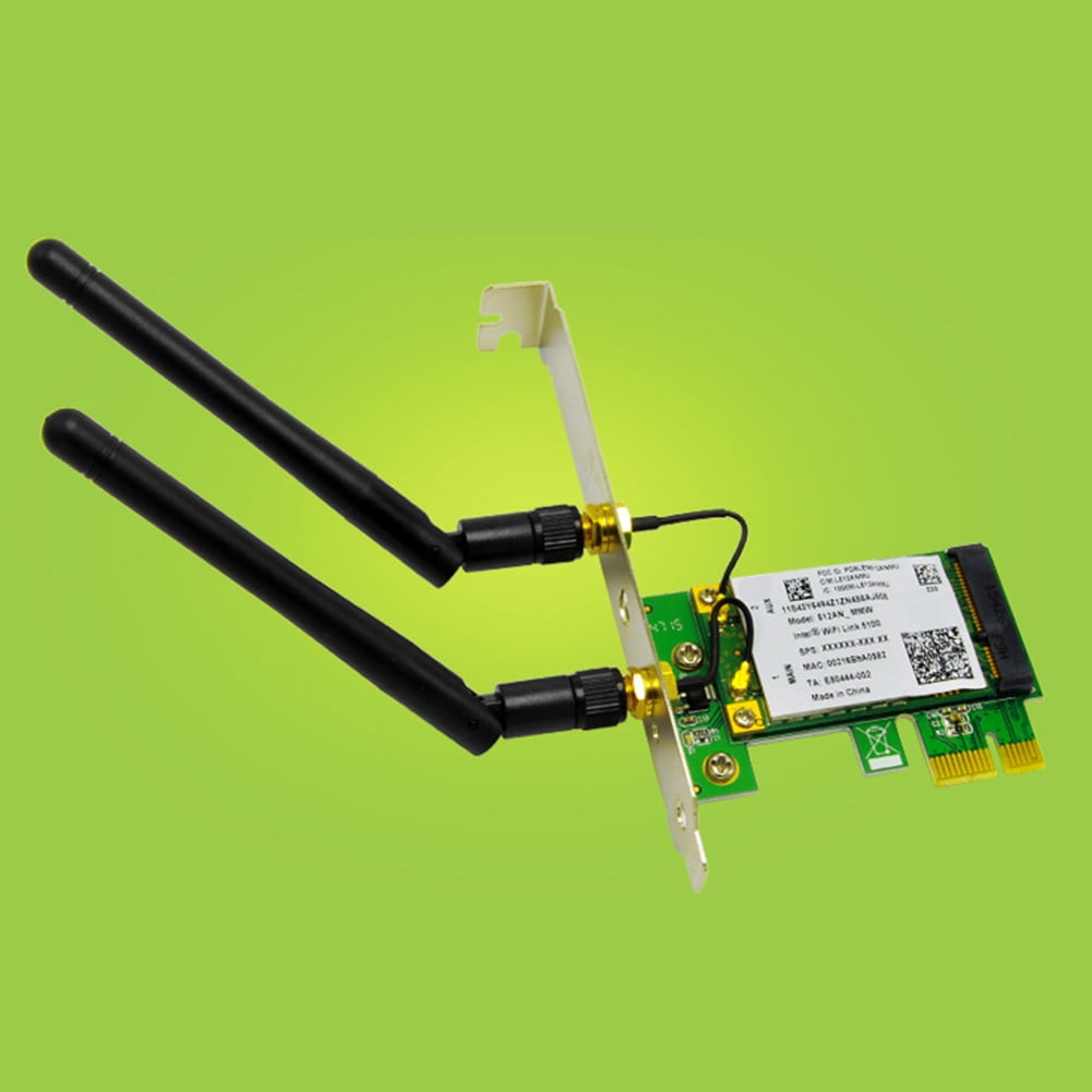 1200Mbps PCIe WiFi Card, Bluetooth 4.0, Dual Band 2.4GHz/5GHz, WLAN ...