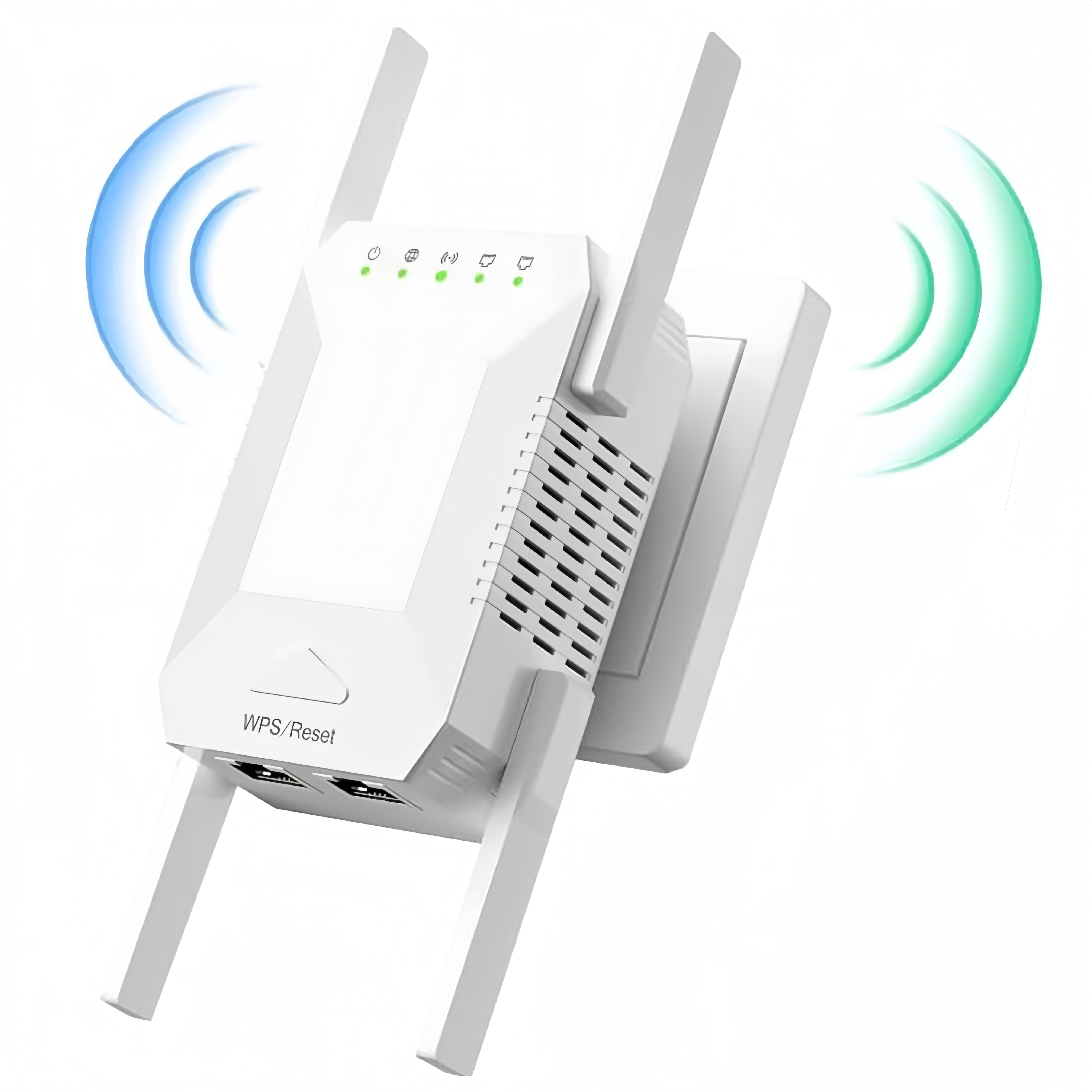 1200Mbps WiFi Extender Signal Booster for Home - Up to 10000 sq. ft ...
