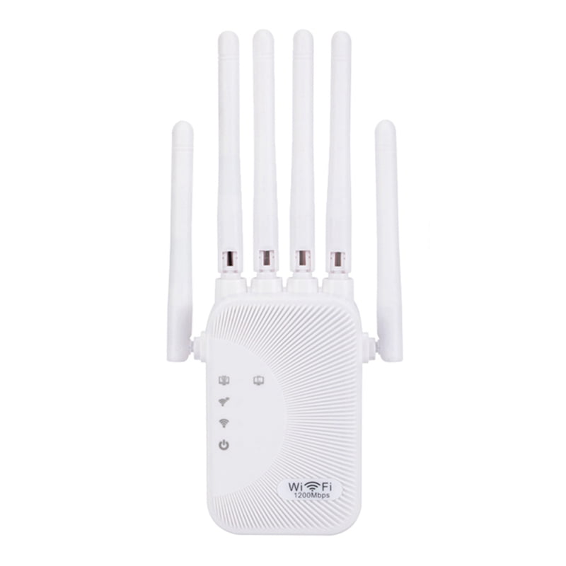 1200Mbps WiFi Repeater Dual Band 5GHz&2.4GHz Network Amplifier 802.11AC ...