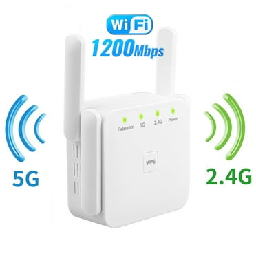 2024 WiFi Extender - 1200Mbps Dual Band Wireless Signal Booster ...