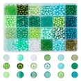 1200Pcs 24Styles Spray Painted Plastic Imitation Pearl Beads Round ...