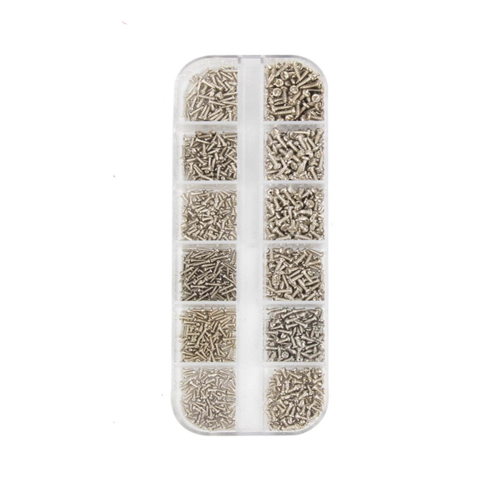 1200Pcs M1 M1.2 M1.4 M1.7 Micro Glasses Screws Round Head Self-tapping ...