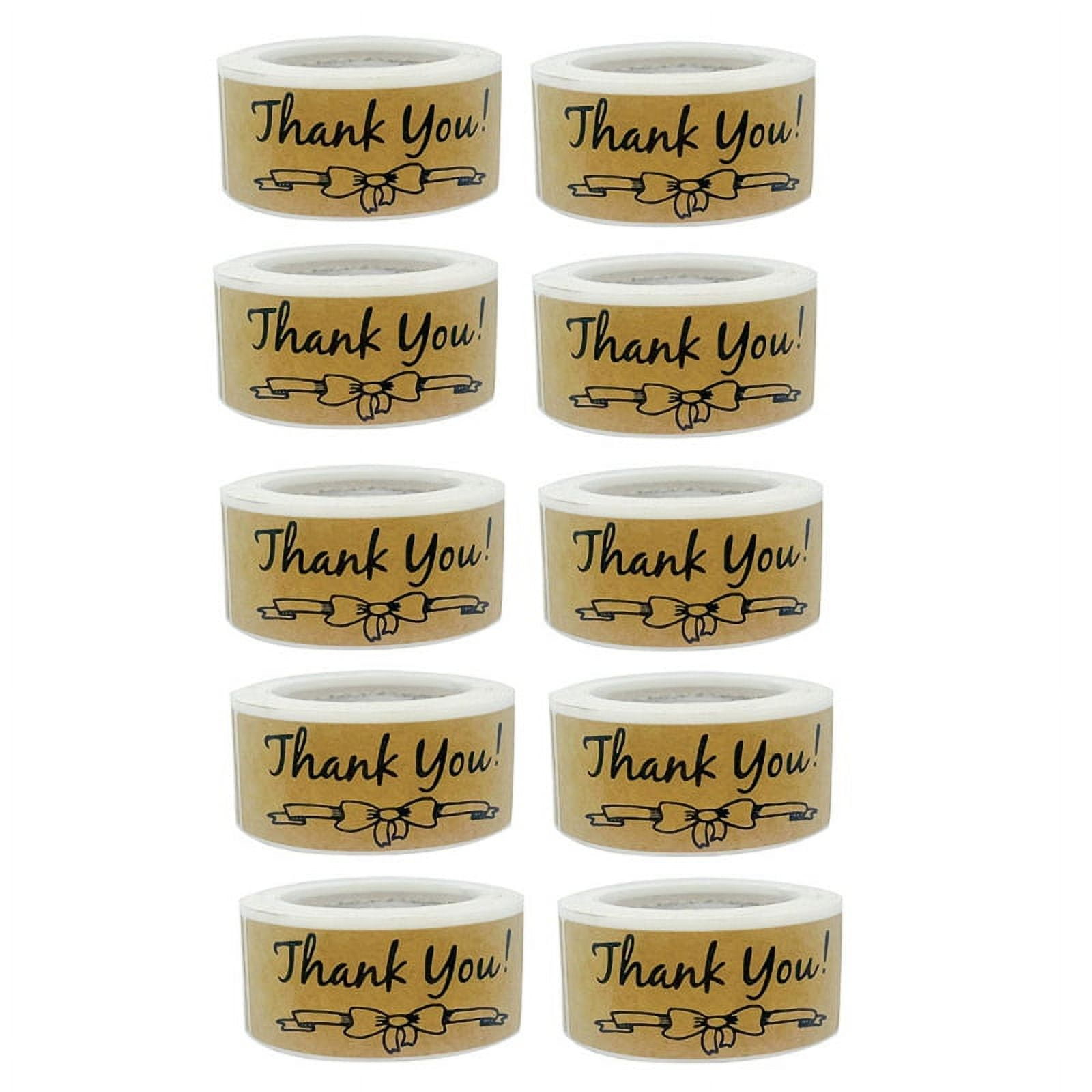 1200Pcs Thank You Stickers Set, Thank You Stickers Label Roll Thank You ...