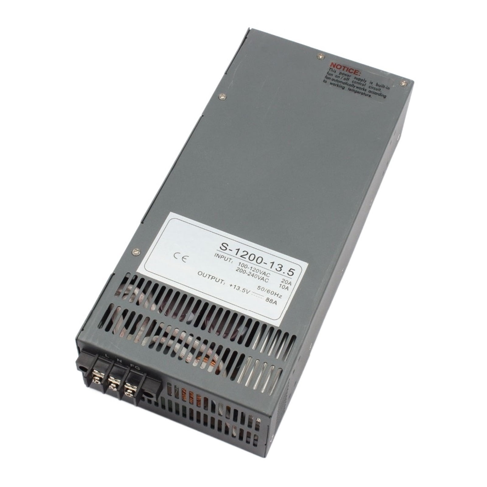 1200W 13.5V 88A Switching Power Supply For LED Strip Light AC To DC ...