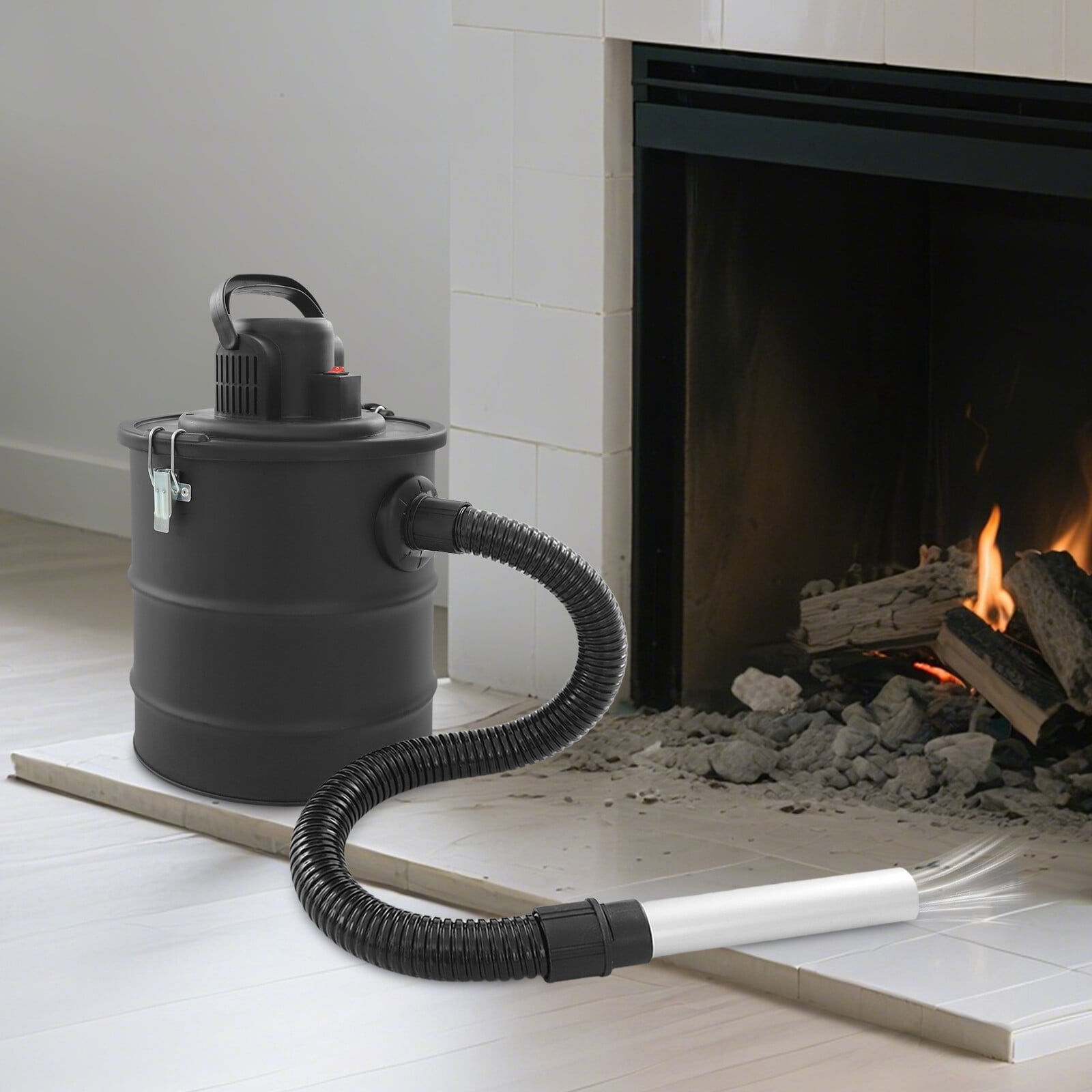 1200W Ash Vacuum Cleaner, 5.28 Gal Fireplace Ash Vacuum for Pellet ...