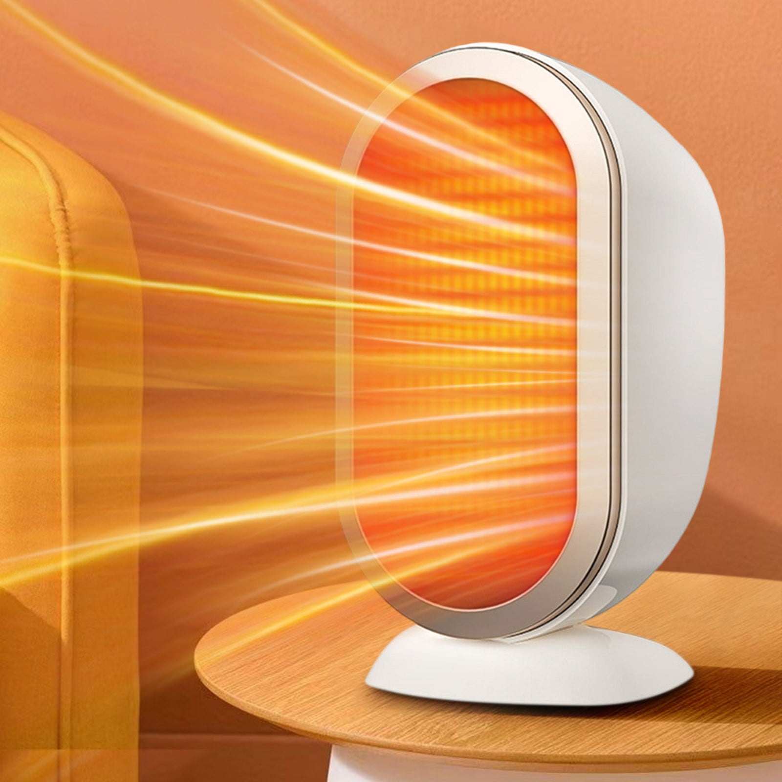 1200W Desktop Space Heater, Portable Electric Heater for Home Office ...